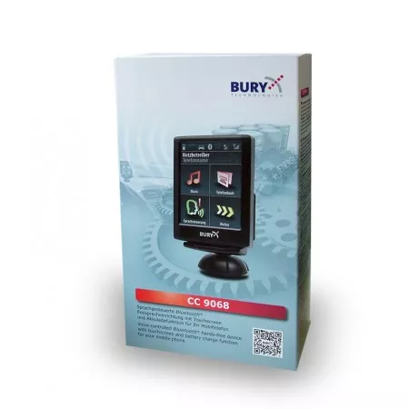Handsfree bluetooth do auta, Bury, CC9068, pevná montáž | AlarmTuning.cz